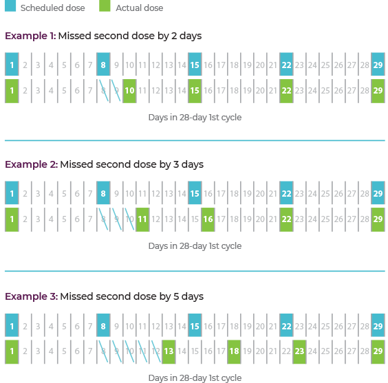 Poteligeo HCP - Dosing schedule